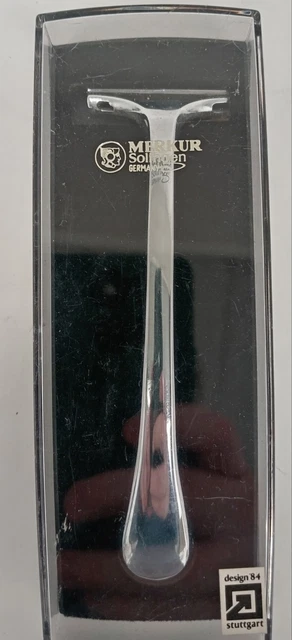 VINTAGE MERKUR SOLINGEN Razor With Original Case West Germany Design ...