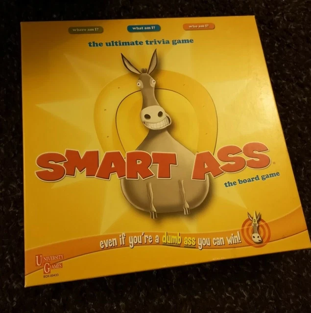 COMPLETE SMART ASS Board Game, University Games Family Children's £9.00 ...