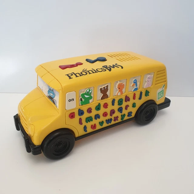 VINTAGE LEAP FROG Fun & Learn Phonics School Bus Alphabet Educational ...