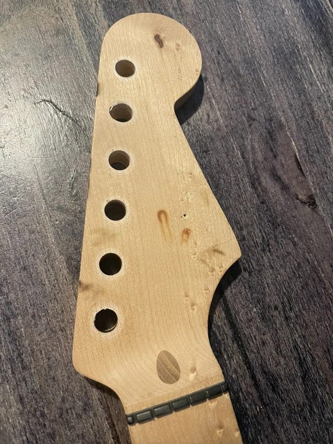 MAPLE STRATOCASTER NECK W/ Graph Tech Nut Installed 21 Frets - Great ...