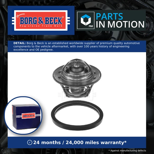 COOLANT THERMOSTAT FITS VW POLO 86, Mk2 9 1.0 1.1 1.3 76 to 92 B&B ...