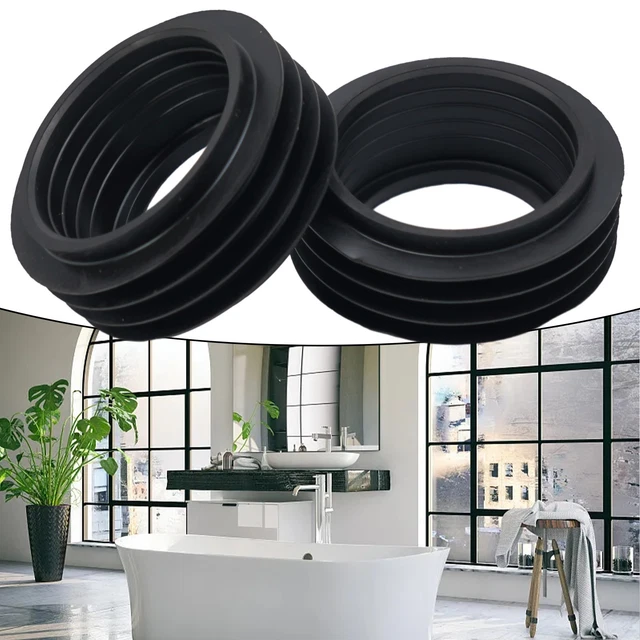 FOR GEBERIT FOR 42mm Low Level Flush Pipe Rubber Cone Seal 2pc Value ...