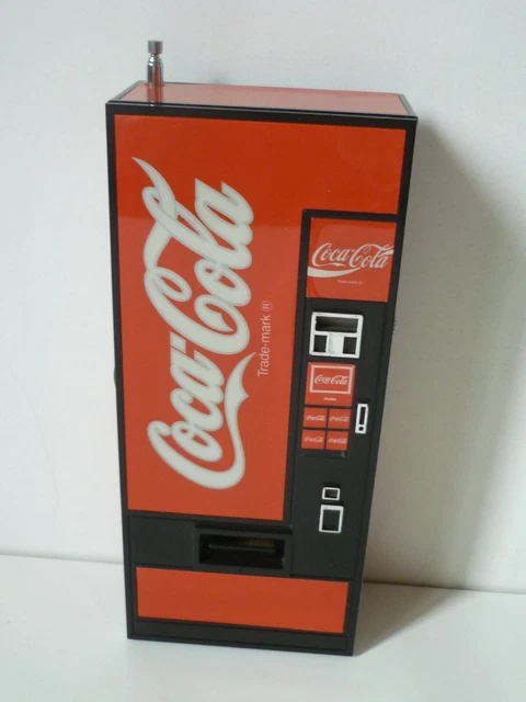 VINTAGE AM/FM ADVERTISING Radio Distributor Vending Machine Coca Cola ...