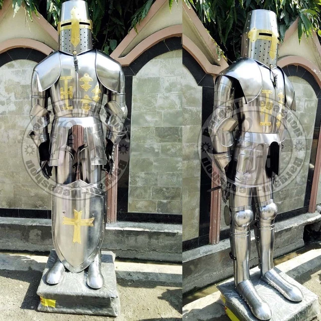 ARMOR SUIT MEDIEVAL Greek Knight Armor Full Steel Suit 17th Cth 6 Feet ...