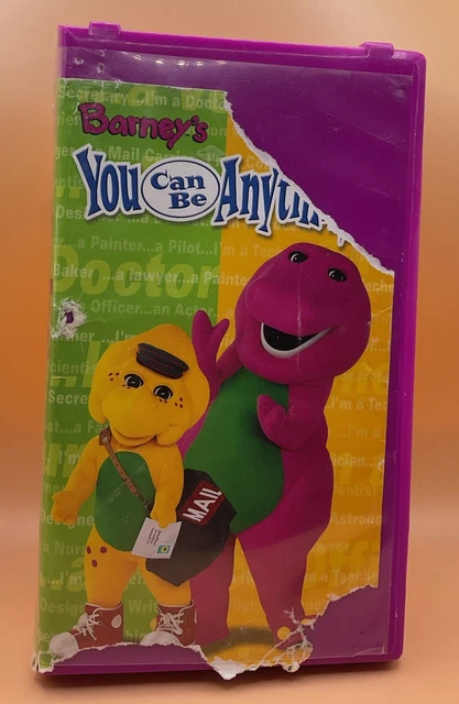 BARNEY - BARNEY'S You Can Be Anything VHS 2002 Small Purple Clamshell £ ...