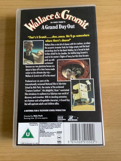WALLACE & GROMIT - A Grand Day Out Video VHS Tape Video £3.84 - PicClick UK