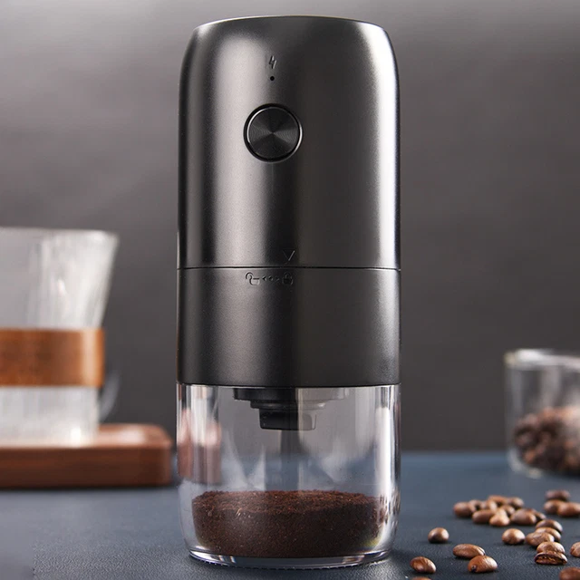 WIRELESS COFFEE MACHINE Strong Power Lapping Labor-saving Electric Bean ...