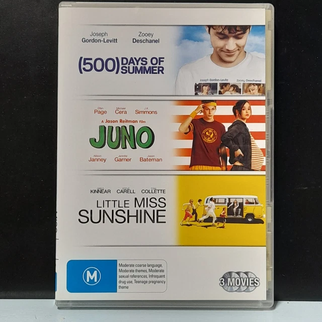 500 DAYS OF Summer, Juno, Little Miss Sunshine On DVD Good Condition ...
