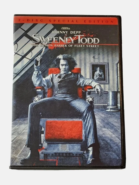 JOHNNY DEPP IS Sweeney Todd: The Demon Barber of Fleet Street (DVD, lot ...
