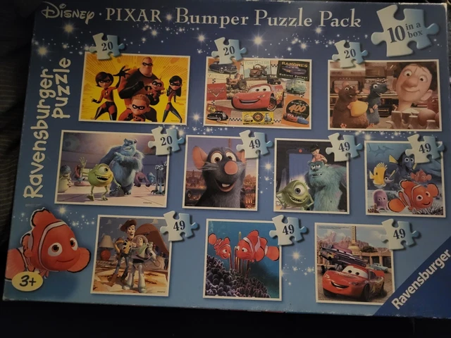 DISNEY PIXAR BUMPER Puzzle Pack 10 In A Box £10.45 - PicClick UK