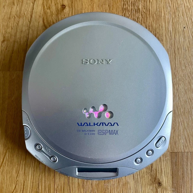 SONY CD WALKMAN D-E220 Silver Portable CD Player Tested £34.95 ...