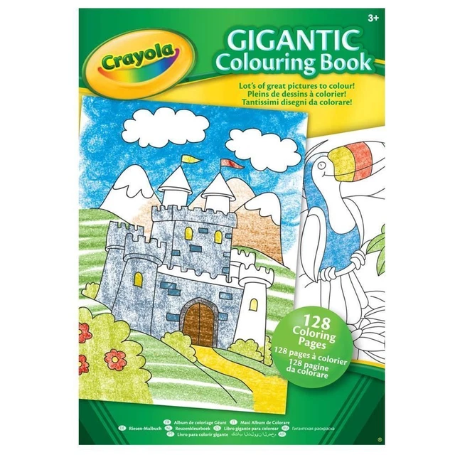 CRAYOLA PARA COLOREAR Libro de Actividades Gigante 128 Páginas A4 ...
