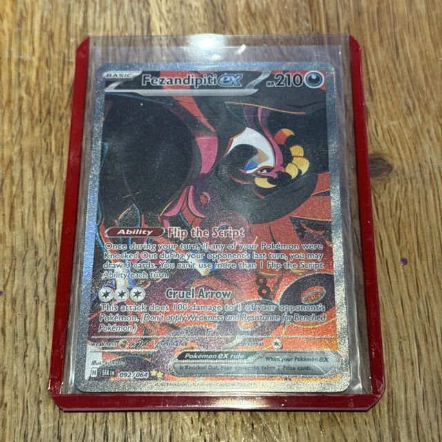 POKÉMON TCG FEZANDIPITI EX 092/064 Shrouded Fable Special Illustration Rare Card £37.08 ...