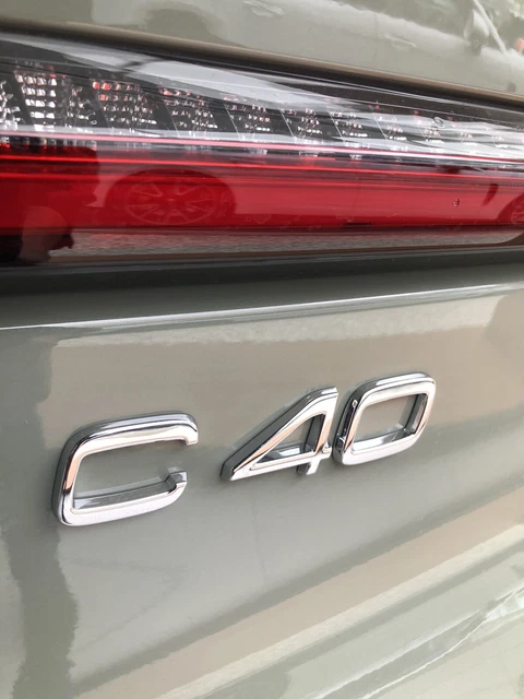 LOGO BADGE EMBLÈME C40 Volvo POLESTAR SPORT Arrière Originale EUR 79,90 ...