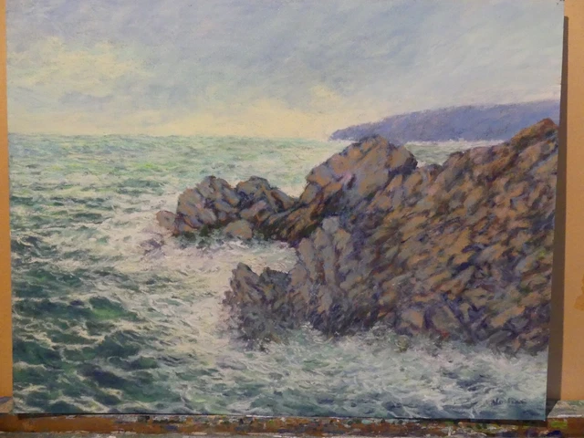 TABLEAU BORD DE mer en Bretagne EUR 50,00 - PicClick FR