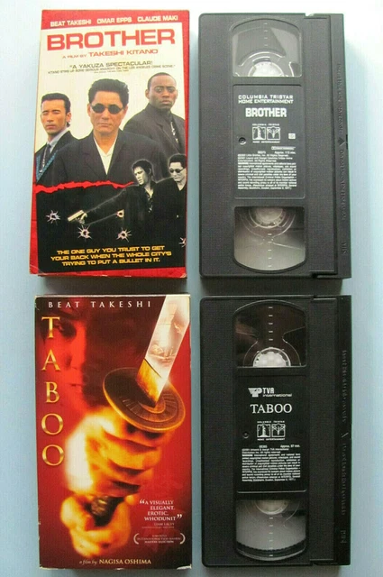 BROTHER 2000 & Taboo 2001 ~ 2 VHS Beat Takeshi Kitano Movie Lot TESTED ...