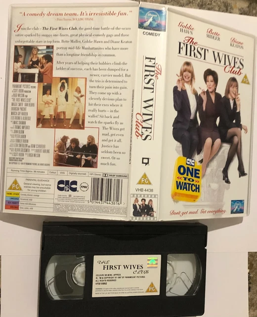 THE FIRST WIVES Club VHS Video £0.99 - PicClick UK