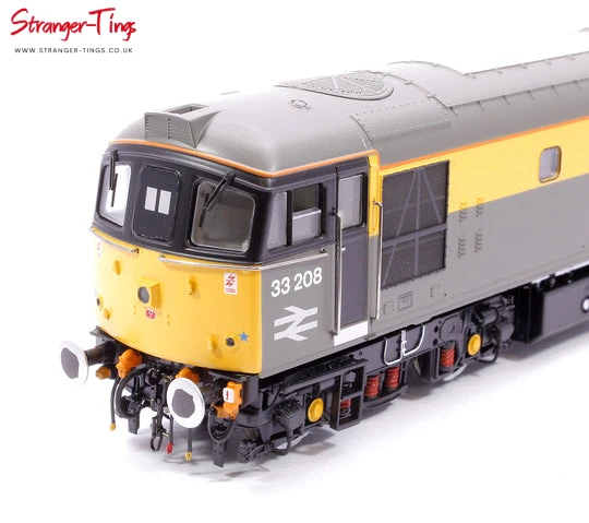HELJAN CLASS 33 208 BR Railtour Grey/Yellow OO Gauge £108.99 - PicClick UK