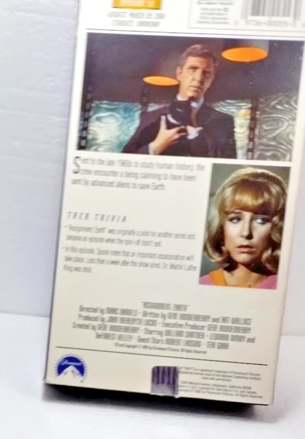 ASSIGNMENT EARTH - Star Trek - Teri Garr - Original TV Episode 55 VHS ...