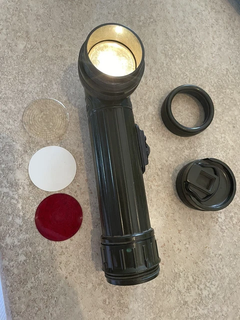 VINTAGE VIETNAM WAR Era Military Flashlight MX-991/U Collectible 3 ...