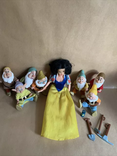 MATTEL/SIMBA/DISNEY SNOW WHITE and the Seven Dwarves doll set EUR 9,33 ...