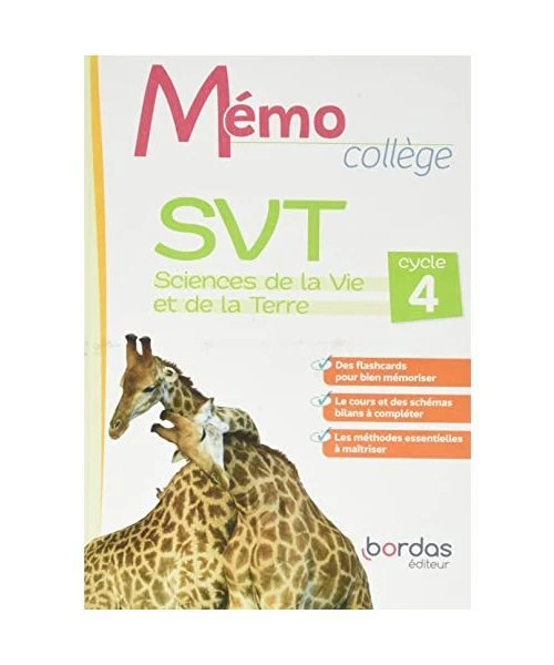 MÉMO COLLÈGE SVT Cycle 4 2022 livret: Cahier de l'élève, Collectif EUR 6,69 - PicClick FR