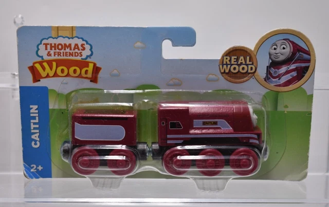THOMAS & FRIENDS Real Wood Caitlin and Caitlin Tender Fisher Price 2018 ...
