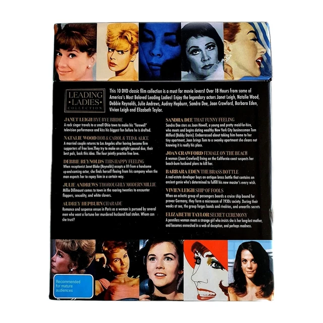 LEADING LADIES COLLECTION 10 x DVD Set Debbie Reynolds, Julie Andrews ...
