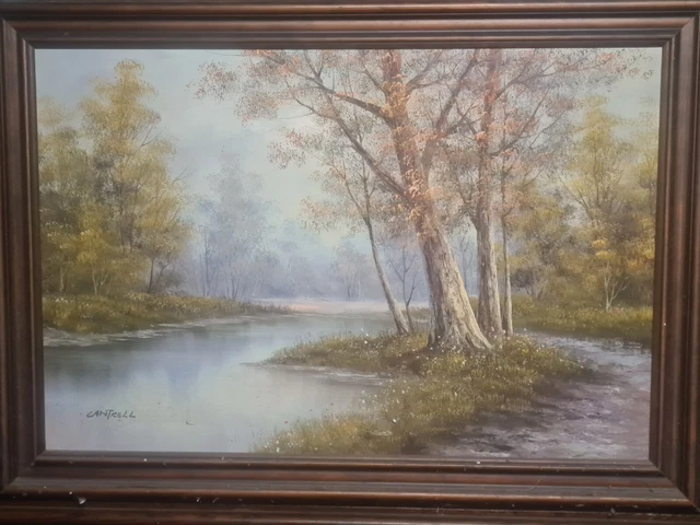 TABLEAU ANCIEN HUILE sur toile signé EUR 150,00 - PicClick FR