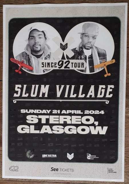 Slum Village Live Band Music Show 2024 Promotional Tour Concert Gig