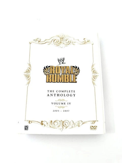 WWE ROYAL RUMBLE The Complete Anthology Volume 4 Wrestling Dvd 5 Disc ...