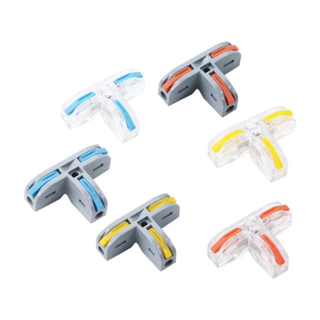 TERMINAL T TYPE Fast Wire Connector Terminal Block Splitter Connectors ...