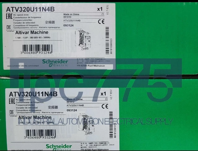 BRAND NEW SCHNEIDER ATV320U11N4B frequency converter with box 1.1kW 380 ...