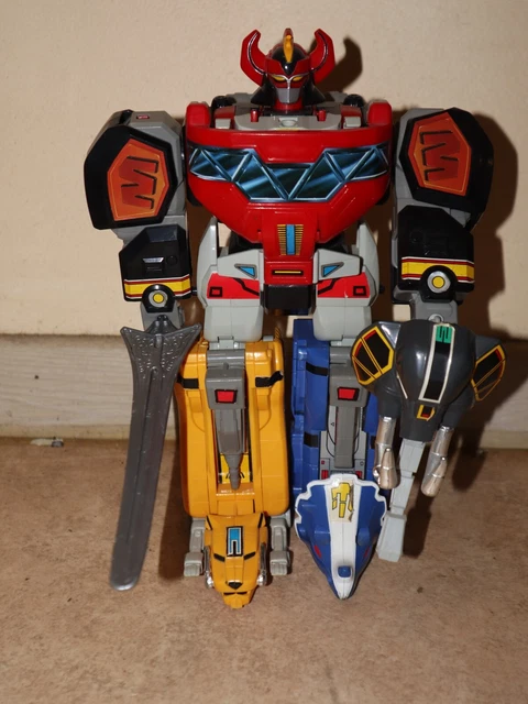 POWER RANGERS ROBOT Megazord Mighty Morphin Bandai 1991 Loose Bon État ...