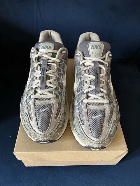 NIKE P-6000 FLAT Pewter Light Iron Ore Trainers UK 10 Grey Running ...