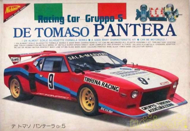 SELTENER MODELLBAUSATZ NICHIMO 1/24 De Tomaso Pantera Gr.5 aus Japan ...