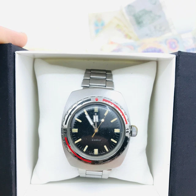 RARE VOSTOK AMPHIBIA 2209 baril Vostok URSS plongeur mécanique SU ...