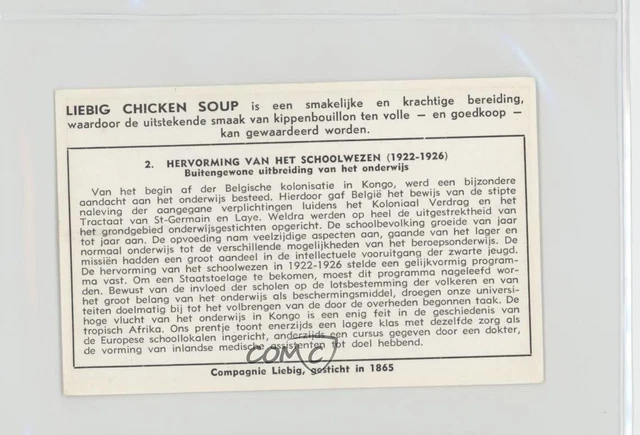 1950S LIEBIG HISTORY of the Belgian Congo 3rd Series Dutch #2 n1u £1.40 ...