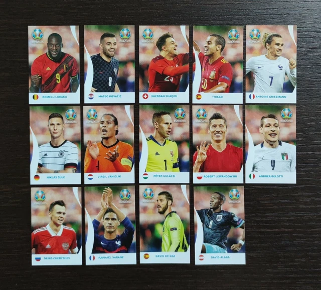 PANINI EURO 2020 Pearl Coca Cola Stickers Set C1-C14 EUR 39,00 ...