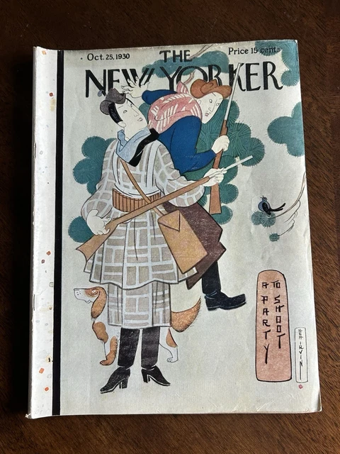 THE NEW YORKER Complete Magazine October 25, 1930 Rea Irvin Cover VG £ ...