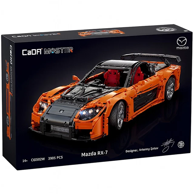 Cada Master Mazda Rx 7 Car Remote Control Brick Model Set C61502w 1 18