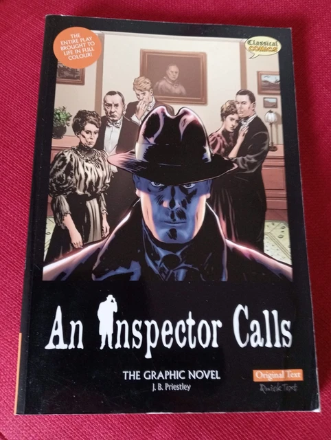 AN INSPECTOR CALLS THE GRAPHIC NOVEL COMIC STYLE BOOK by JB PRIESTLEY ...