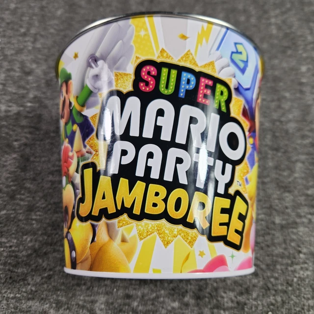 SUPER MARIO PARTY Jamboree Target Exclusive Popcorn Bucket Tin Only £18 ...