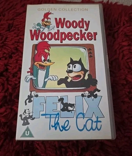 WOODY WOODPECKER & Felix The Cat VHS Video Cassette - Golden Collection ...