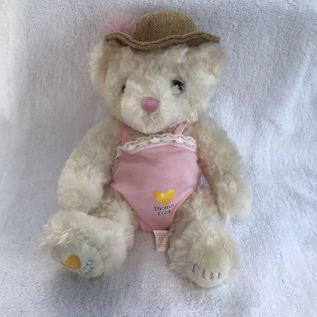 THOMAS COOK AIRLINE Tilly Bear in Swimsuit & Sun Hat Plush Soft Toy ...