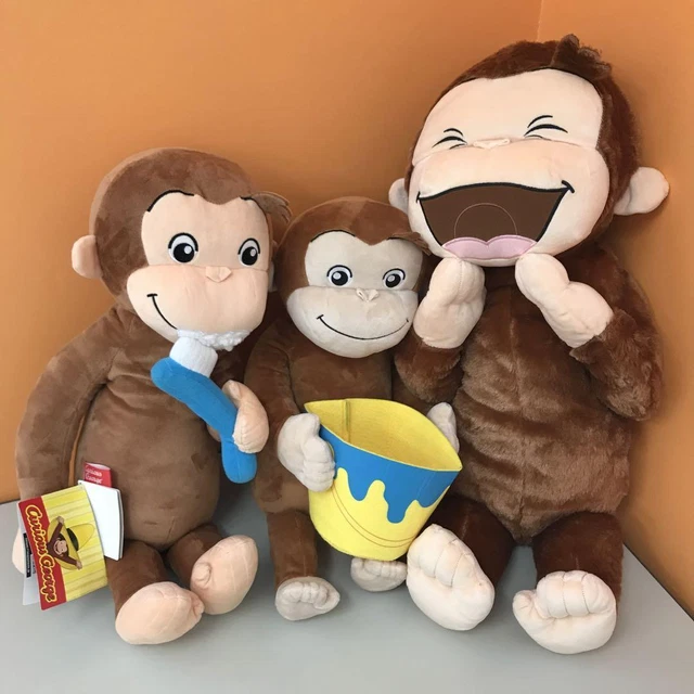 CURIEUX LOT DE peluches George Super Giga Jumbo vente en gros brossage ...