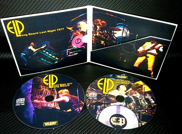 EMERSON LAKE & Palmer Long Beach 8-14-77 Gate Fold 2CD Package NEW £13. ...