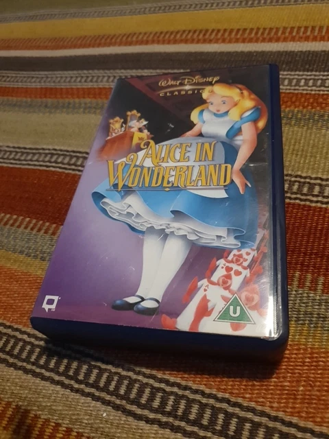 WALT DISNEY CLASSICS Alice In Wonderland VHS Tape Vintage Nostalgia Retro £12.06 - PicClick UK