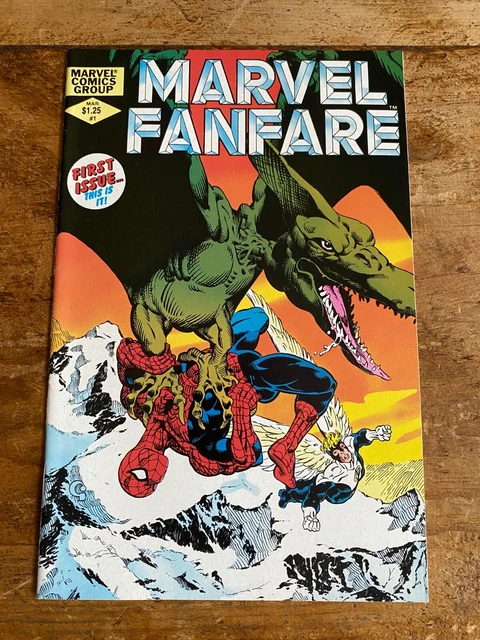 MARVEL FANFARE #1 Marvel Comics Spider-Man 1982 JOHN BYRNE & FRANK MILLER 9 EUR 9,79 - PicClick FR