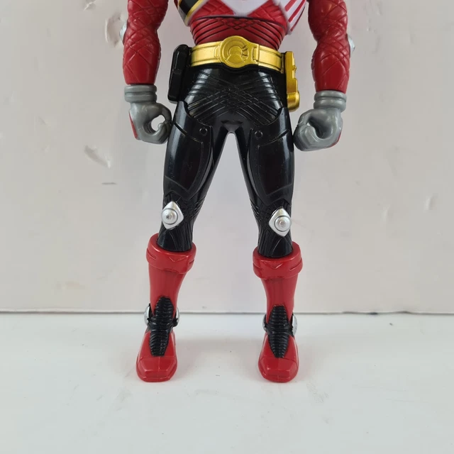 POWER RANGERS SAMURAI Red Ranger Spin Switch armour Figure Bandai 2011 ...